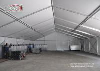 China 10x12 Meter Plain  White PVC Aluminum  Construction Industrial Storage Tents for sale