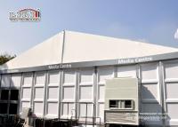 China White Color Wind Resistant Outdoor Exhibition Tents With ABS Hard Wall For 2000 Person for sale