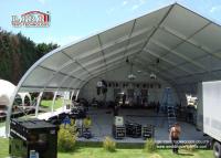 China Metal Frame Tents For Exhibiton 35m Width Fire Retardant TFS Tent With White PVC Fabric for sale