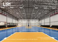 China Home Aluminum Push Pull Warehouse Tent Electric Push Pull Structure For Sports Windproof for sale