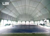 China Polygon Top Luxury Wedding Tents Badminton Court Sports With White PVC Cover for sale