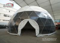 China 25m Special Portable Geodesic Dome Tents , Transparent Pvc Dome Tent for Outdoor Party for sale