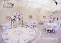 China Party Luxury Wedding Tents Glass Walls for 500 - 600 People for Outdoor Wedding Event for sale
