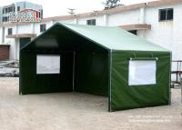 China Green Military Heavy Duty Marquee With Sidewalls , Folding Event Marquees for sale