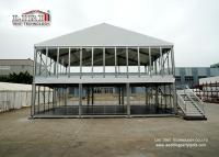 China Fire Proof Large Wedding Tents , Roof Cube Tent Aluminum Frame for sale