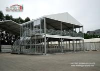 China Fire Proof Large Wedding Tents , Roof Cube Tent Aluminum Frame for sale