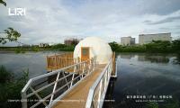 China Luxury Geodesic Dome Hotel Glamping Tent Tube Type Water Resistant for sale
