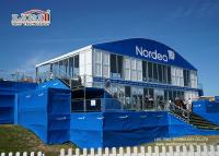 China 1000 Person Customized Double Decker Tent with white ABS Wall  for Outdoor Wedding for sale