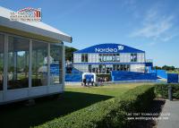 China 1000 Person Customized Double Decker Tent with white ABS Wall  for Outdoor Wedding for sale