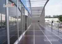 China 800 People Withe/ Blue Double Decker Tents with Aluminum Frame For High-class Lounge for sale