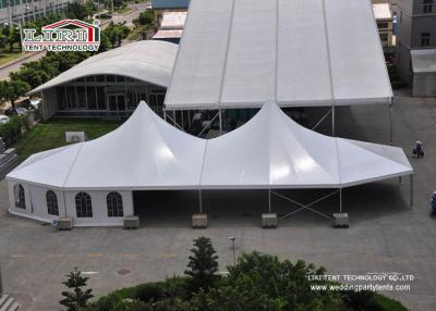 China White High Peak Tents Wind Resistant , Custom Party Dome Tent for sale