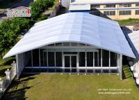 China Arch Large White Tent With Glass Wallss And Doors For Elegant multiply Outdoor Events for sale