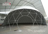 China 19m Strong Geodesic Dome Party Tents with White PVC Roof Cover For Movies Reflect for sale