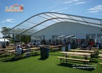 China Sandwich Wall Clear Span Tents Transparent PVC Roof Cover Outside for sale