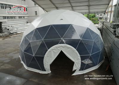 China 9.5m  Aluminum Outdoor Geodesic Dome Tents with Clear PVC Roof Cover  For High End Party for sale