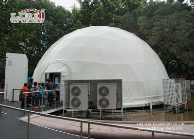China 14m diameter Garden Steel Geodesic Dome Tents / Metal Geodesic Dome Greenhouse for sale