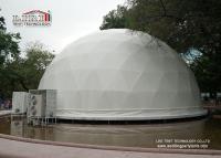 China 14m diameter Garden Steel Geodesic Dome Tents / Metal Geodesic Dome Greenhouse for sale