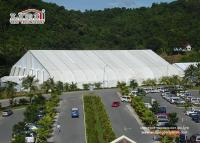 China Large White Military Airplane Tent , TFS Aircraft Tent Portable Rainproof for sale for sale