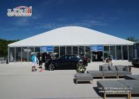 China White Color Wind Resistant Outdoor Exhibition Tents With ABS Hard Wall For 2000 Person for sale