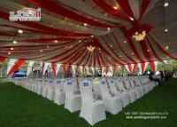 China Luxury Design White Color Outdoor Party Tents ,  A - Shape Aluminum Structure Wedding Tent for sale