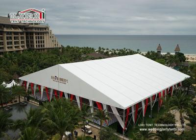 China Luxury Design White Color Outdoor Party Tents ,  A - Shape Aluminum Structure Wedding Tent for sale