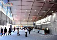 China Tempering Glass Sidewall Aluminum 40mX50m Arcum Tent Hall Wedding Expo Marquee for sale