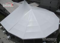 China 30m Ridge White High Peak Frame Tent Aluminum Structure Heavy Duty for sale
