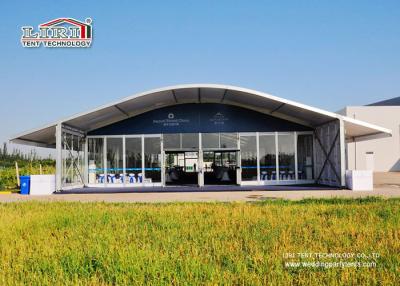 China Luxury Outdoor Event Tents 1500 People , Arcum Glass Wall Tent for sale