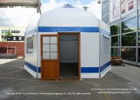 China Luxury Portable Mongolian Yurt Ger Home Glamping Tents 6M Clear Span for sale