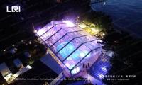 China Fire Retardant Party Event Tent With Transparent PVC Sidewall for sale