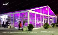China Fire Retardant Party Event Tent With Transparent PVC Sidewall for sale