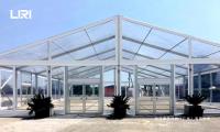 China Fire Retardant Party Event Tent With Transparent PVC Sidewall for sale