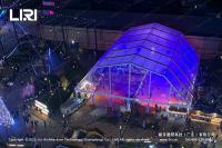 China IFAI Polygon Outdoor Event Tents With Clear PVC UV Resistant for sale