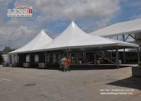China 15M PVC Cover High Peak Campo Tent , Aluminum Canopy Tent Round Marquee for sale