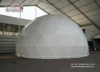 China Commercial White PVC Canopy Tent , Custom Trade Show Tents Large 2000 Capacity for sale