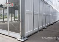 China Double Decker High Peak Tents With Glass Walls For Horse Competition for sale