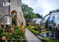 China Crystal Dome Tent House For Outdoor Accommodations And Garden Dining Pods for sale