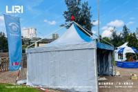 China DIN4102 Pagoda Outdoor Event Tents With Colorful PVC Sidewall for sale