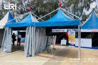 China DIN4102 Pagoda Outdoor Event Tents With Colorful PVC Sidewall for sale