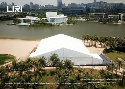 China 40m X 40m X 6m White PVC Outdoor Event Tents For 2000 People Concerts for sale