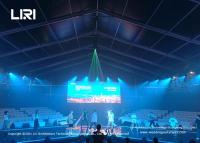 China 40m X 40m X 6m White PVC Outdoor Event Tents For 2000 People Concerts for sale