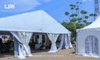 China UV Resistant Wedding Party Event Tent With Clear PVC Sidewall for sale