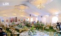 China UV Resistant Wedding Party Event Tent With Clear PVC Sidewall for sale