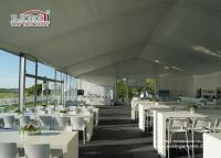 China Fire Proof Large Wedding Tents , Roof Cube Tent Aluminum Frame for sale