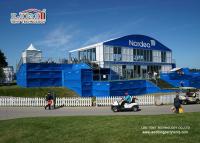 China Waterproof Roof Cover Double Decker Tents With Glass Wall System for sale