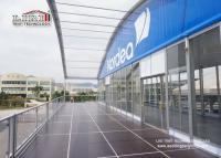 China Waterproof  Double Decker Tents Aluminum Frame Glass Walls 20m x 50m for sale
