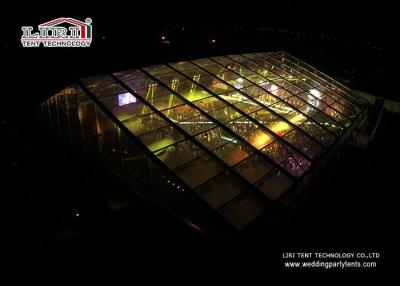 China Commercial White PVC Canopy Tent , Custom Trade Show Tents Large 2000 Capacity for sale