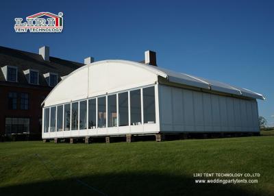 China Tempering Glass Sidewall Aluminum 40mX50m Arcum Tent Hall Wedding Expo Marquee for sale