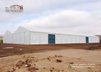 China Solid Sidewall Warehouse Tent , Aluminum Structure Long Life Span Building for sale