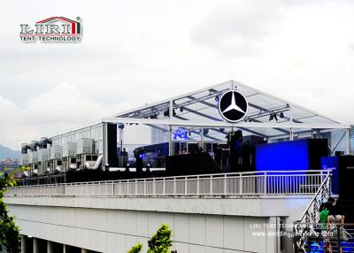 China Transparent  Roof Cover  20X40M Outdoor Event Tents With Inside Decoration for sale